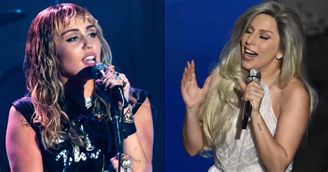 Miley Cyrus Lady Gaga Telegraph