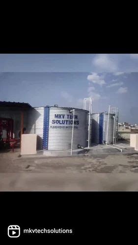 75000 Liter MKV Tech Zincalume Water Storage Tank For Industrial At