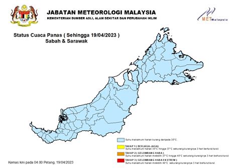Jabatan Meteorologi Malaysia On Twitter Status Cuaca Panas