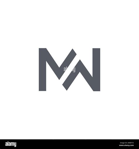 Plantilla De Dise O Vectorial Del Logotipo De Mn O Nm De La Letra