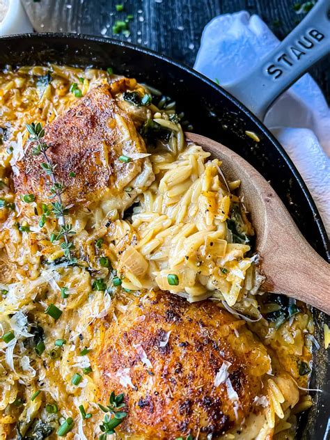 Cajun Chicken Recipe And Orzo A Quick And Easy One Pot Meal