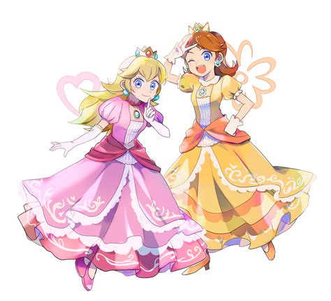 Princess Peach And Princess Daisy Mario And More Drawn By Yo