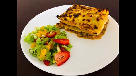Receta Lasagna con salsa boloñesa YouTube