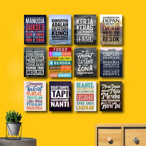 Jual Hiasan Dinding Quotes Motivasi Kantor Pajangan Ruangan Kerja Wall