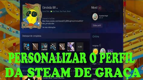 Como Personalizar O Seu Perfil Da Steam Super Atualiza O Da Steam