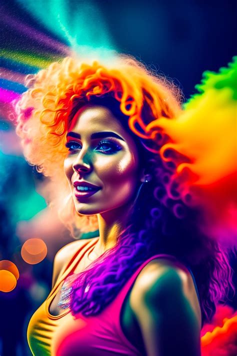 Ai Generiert Frau Bunt Glückliches Kostenloses Bild auf Pixabay