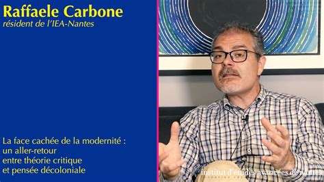 Raffaele Carbone La face cachée de la modernité entre théorie