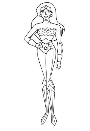 Free Printable Wonder Woman Coloring Pages Sheets And Pictures For