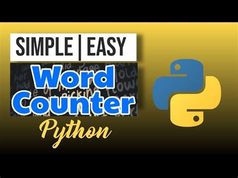 Python Script To Count Unique Words In A File Python Collections