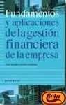 Fundamentos Y Aplicaciones De La Gestion Financiera De La Empresa
