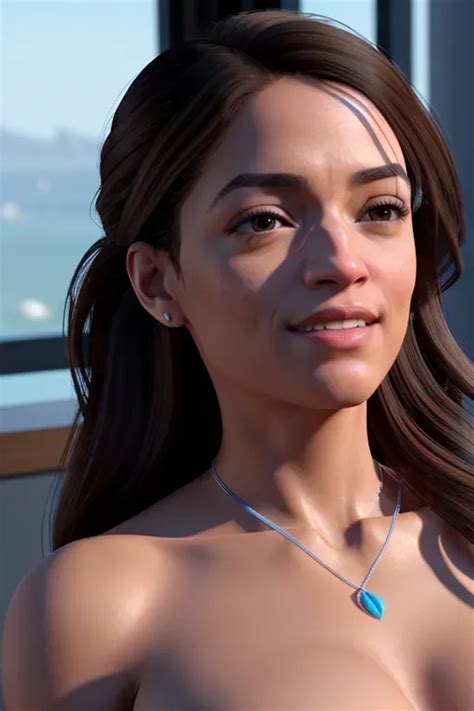 Dopamine Girl An Ultra Realistic Photograph Of Alexandria Ocasio