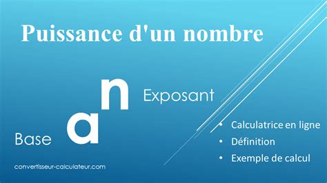 Ntroduire 53 Imagen Formule Calcul De Puissance Maths Fr