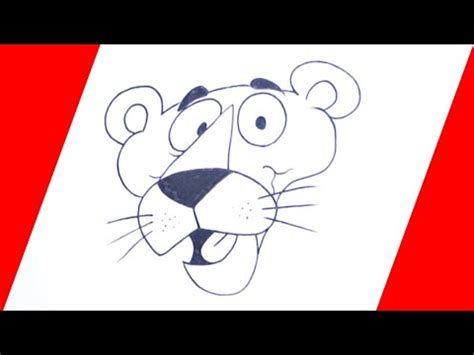 dessin facile comment dessiner la panthère rose facile dessin