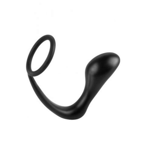 Anal Fantasy Collection Ass Gasm Cockring Plug Black Inch Horny