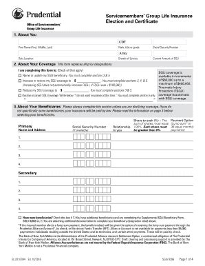 Fillable Online About Your Coverage This Form Replaces All Prior