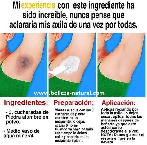 Conoce más remedios caseros y naturales para blanquear las axilas Face