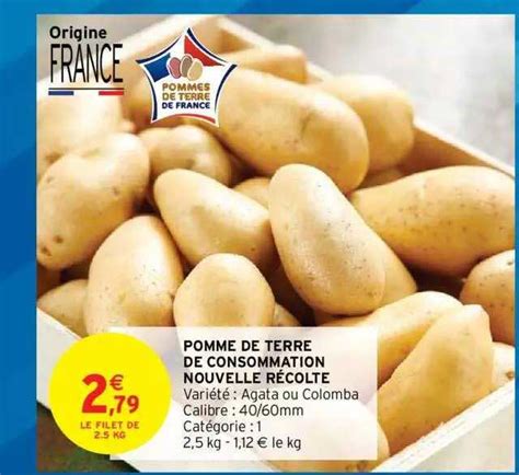 Promo Pomme De Terre De Consommation Nouvelle Récolte chez Intermarché