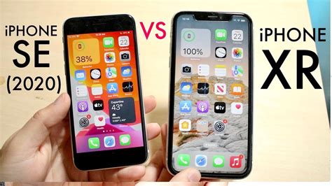 Iphone Se Vs Iphone Xr In Comparison Review Youtube