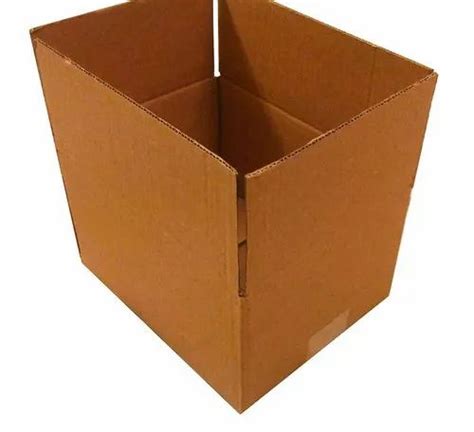 3 Ply Plain Brown Corrugated Box At Rs 35 Piece Tronica City