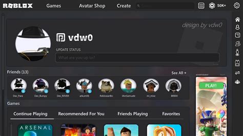 Feedback On My Roblox Website Concept Art Creations Feedback
