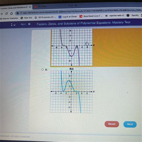 hurry please a fifth degree polynomial function has a zero at z 3 with a multiplicity of 2