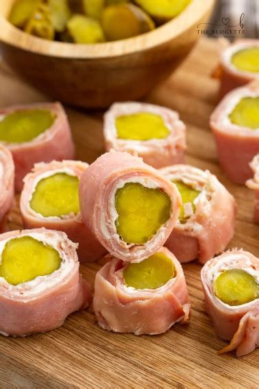 Ham And Pickle Roll Ups