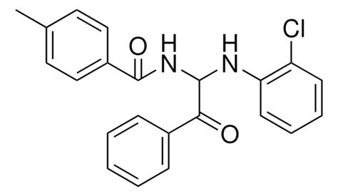 N 1 2 CHLORO PHENYLAMINO 2 OXO 2 PHENYL ETHYL 4 METHYL BENZAMIDE