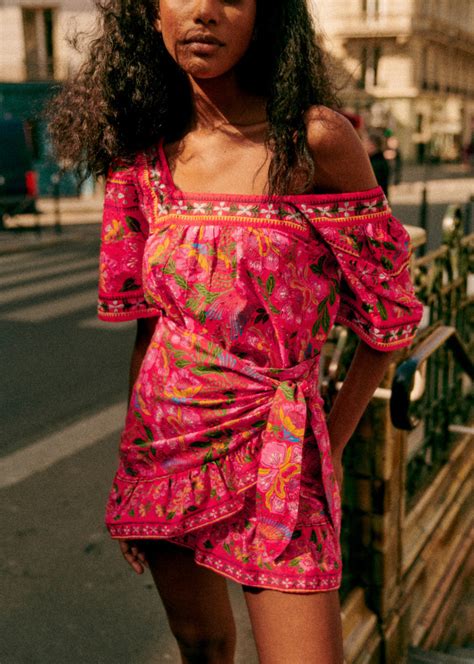 Candice Blouse Sézane x FARM Rio Floral bela Sézane
