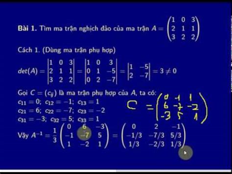 T Nh Ma Tr N L Y Th A Ph Ng Ph P Hi U Qu V Ng D Ng Th C T