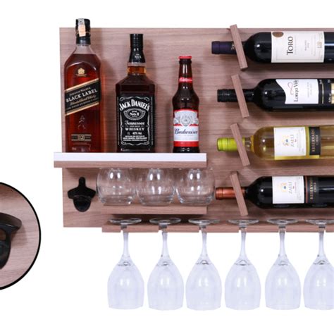 Adega Barzinho De Parede Porta Vinho Whiscky Cerveja Alf46v Leroy Merlin