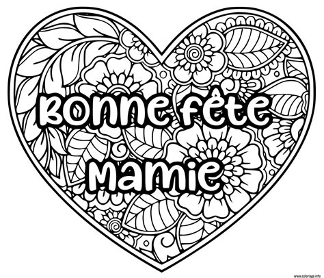 13 Excellent Coloriage Pour Mamie A Imprimer Image Coloriage Images