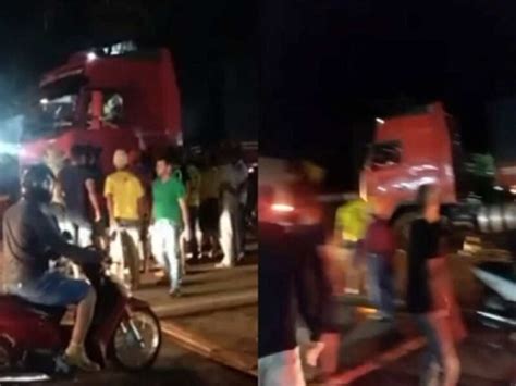 JD1TV Caminhoneiro Fura Bloqueio Em Estrada E Atropela Mulher JD1