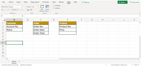 How To Create Entity Relationship Diagram In Excel Sheetaki