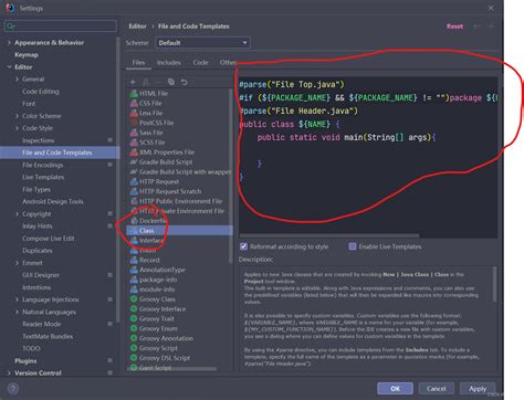 idea开发工具 java类模板的注册设置 idea设置java模板 csdn博客
