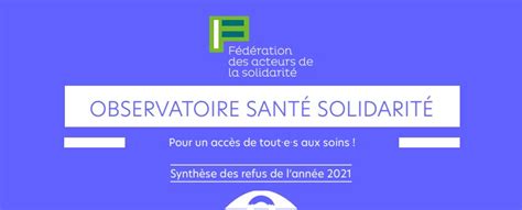 La Fédération des acteurs de la solidarité publie la synthèse des refus