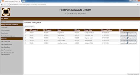 download source code sistem informasi perpustakaan berbasis php