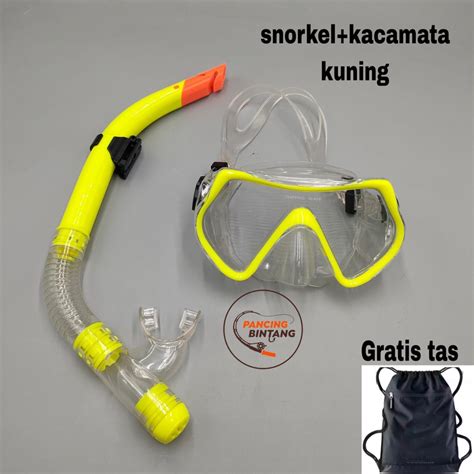 Jual Snorkeling Mask Diving Alat Selam Kacamata Selam Dan Pipa Napas