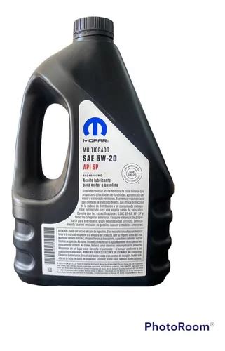 5 Lts Aceite Original Mopar Multigrado 5w20 Garrafa Mineral Envío gratis