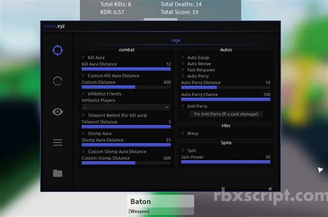 Combat Warriors Auto Parry Auto Revive More Scripts Rbxscript