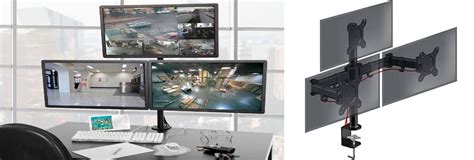 Soporte De Brazo Retractil Para Instalacion De Monitores Bases Y