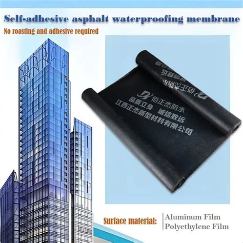 Aluminum Foil Surface Self Adhesive Polymer Modified Bitumen