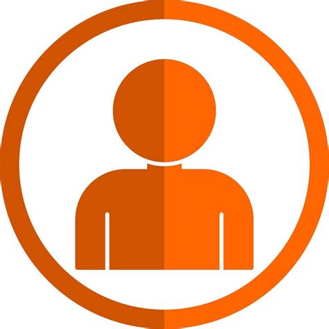 User Glyph Orange Circle Icon 42771892 Vector Art At Vecteezy