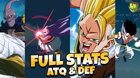 BUU INTOCABLE Y GOKU SSJ3 DEMENCIAL FULL STATS ATK DEF De Los