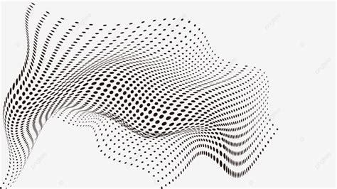 Abstract Point White Polka Dot Black Creative White Abstract Point