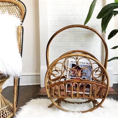 17 Boho Interiors That Are Totally Rocking The Rattan Trend Livabl Boho Interiors Entryway