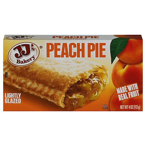 Jj S Bakery Pie Peach Lightly Glazed Oz Pies Tarts Fairplay Foods