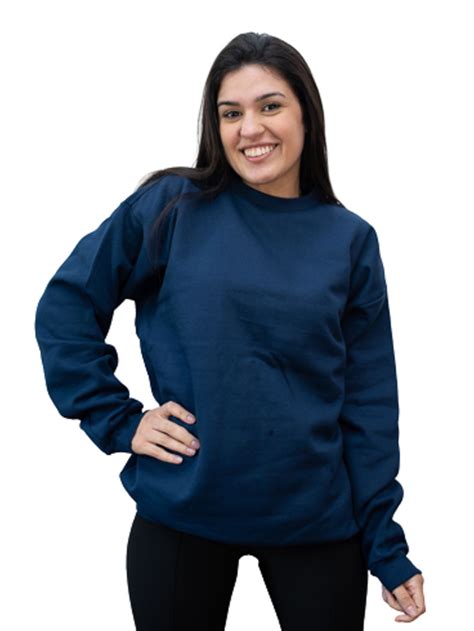 Blusa Feminina Moletom Liso Sem Bolso Sem Capuz Unissex Gola Careca