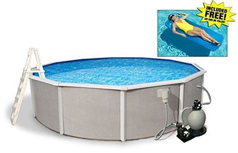 12 Round X 48 Deep Above Ground Complete Pool Package Walmart