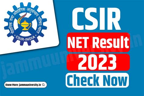csir net result 2023 soon download result and scorecard