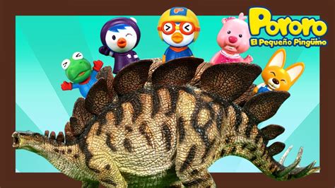 Pororo y Pentágono Estegosaurio Canción de Juguete de Dinosaurio para